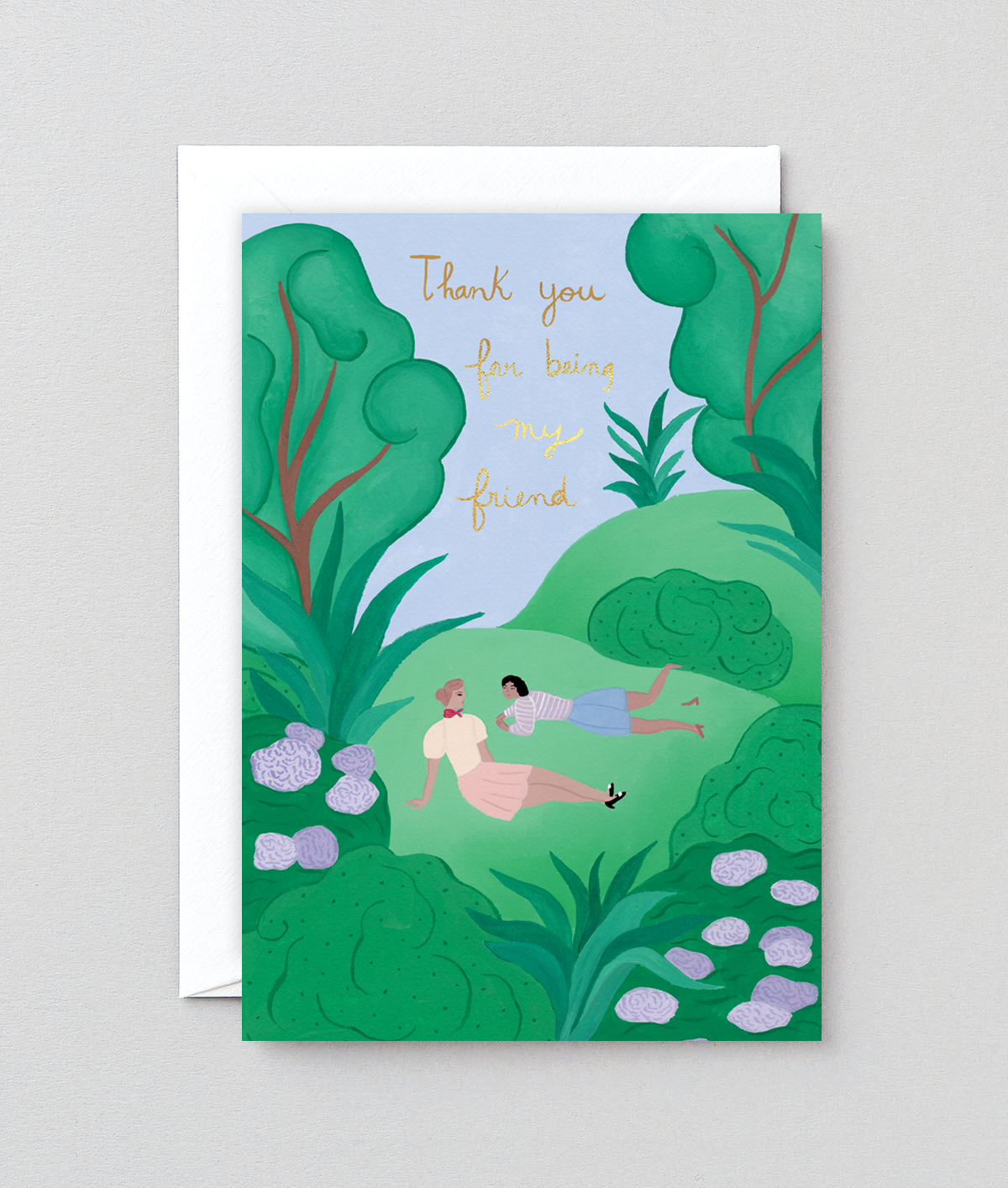 Thank You For Being My Friend Greetings Card Wrap